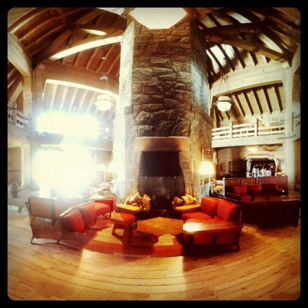 Timberline Lodge Fireplace Room